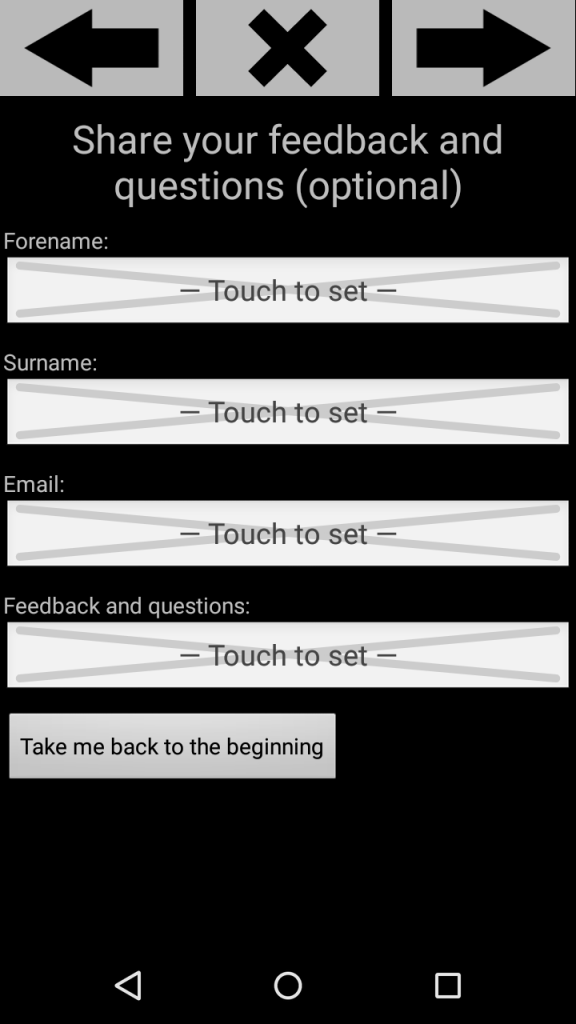 Text And Numerical Input Sapelli